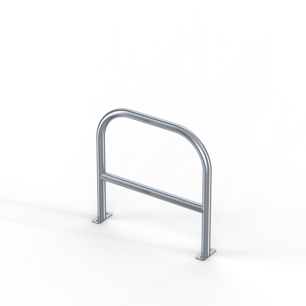 Sheffield Cycle Stand Stainless Steel With Mid Rail Bollard Depot sheffield-cycle-stand-stainless-steel-with-mid-rail-bollard-depot