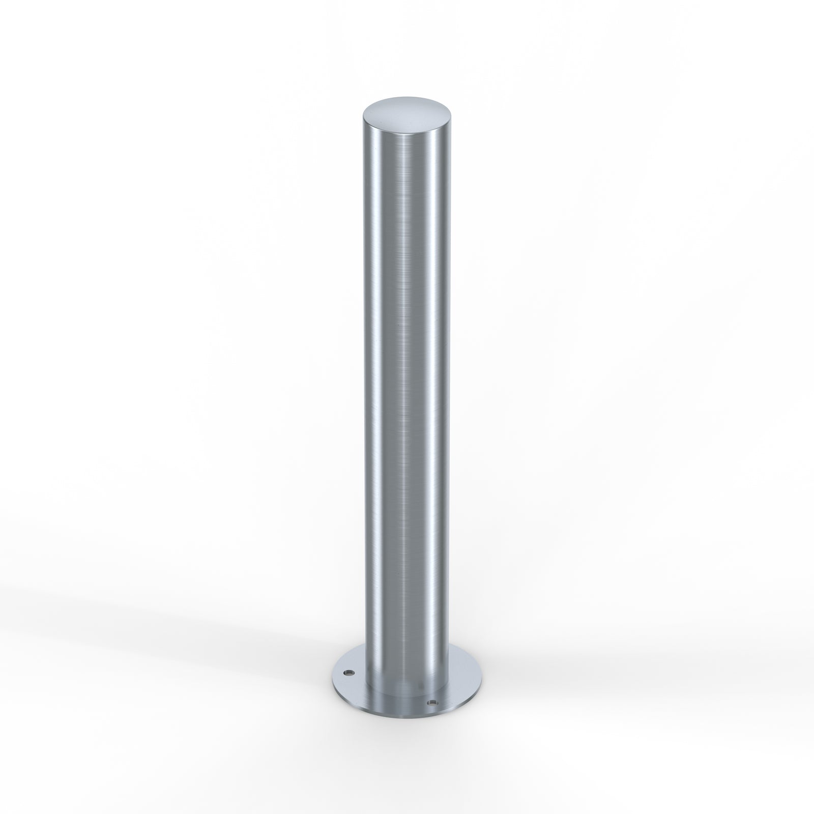 Bolt Down Surface Fixed Stainless Steel Bollard | Bollard Depot