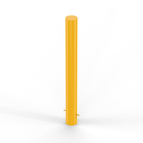 Steel Bollard Semi Domed Top Galvanised (1000mm above ground)– Bollard ...