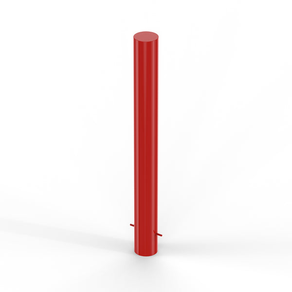 Steel Bollard Semi Domed Top Galvanised (1000mm above ground)– Bollard ...