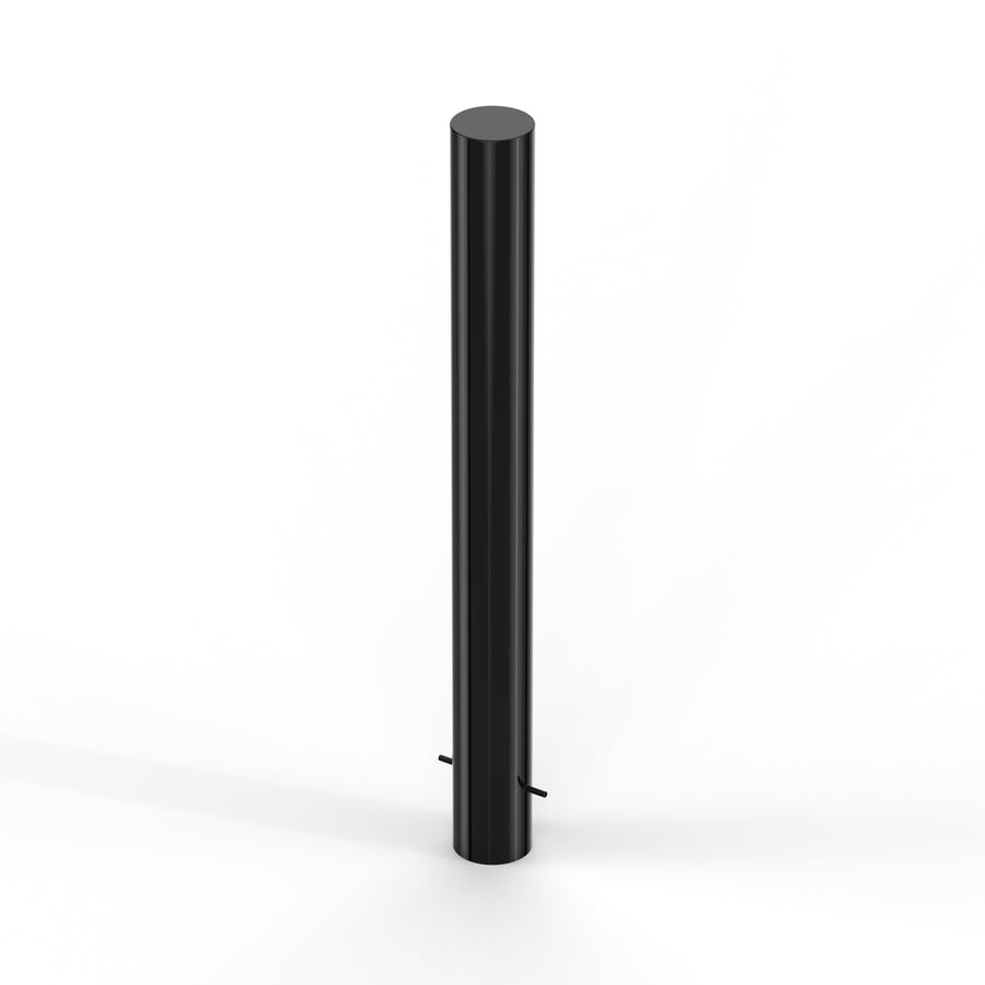 Steel Bollard Semi Domed Top Galvanised (1000mm above ground)– Bollard ...