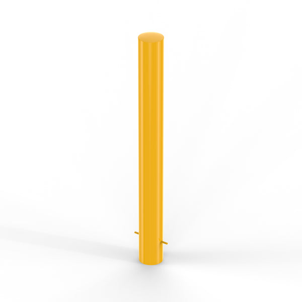 Steel Bollard Semi Domed Top Galvanised (1000mm above ground)– Bollard ...