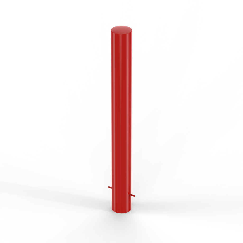 Steel Bollard Semi Domed Top Galvanised (1000mm above ground)– Bollard ...