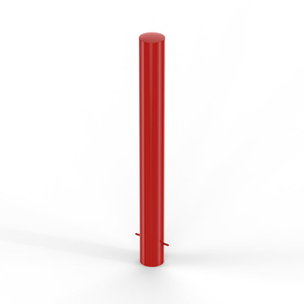 Steel Bollard Semi Domed Top Galvanised (1000mm above ground)– Bollard ...