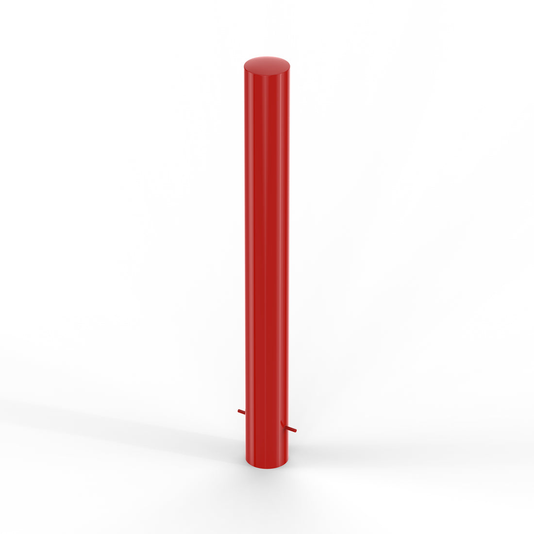 Steel Bollard Heavy Duty Semi Domed Top Galvanised (1000mm above groun ...